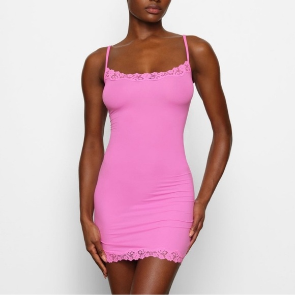 SKIMS | Dresses | Skims Fits Everybody Lace Dress | Poshmark